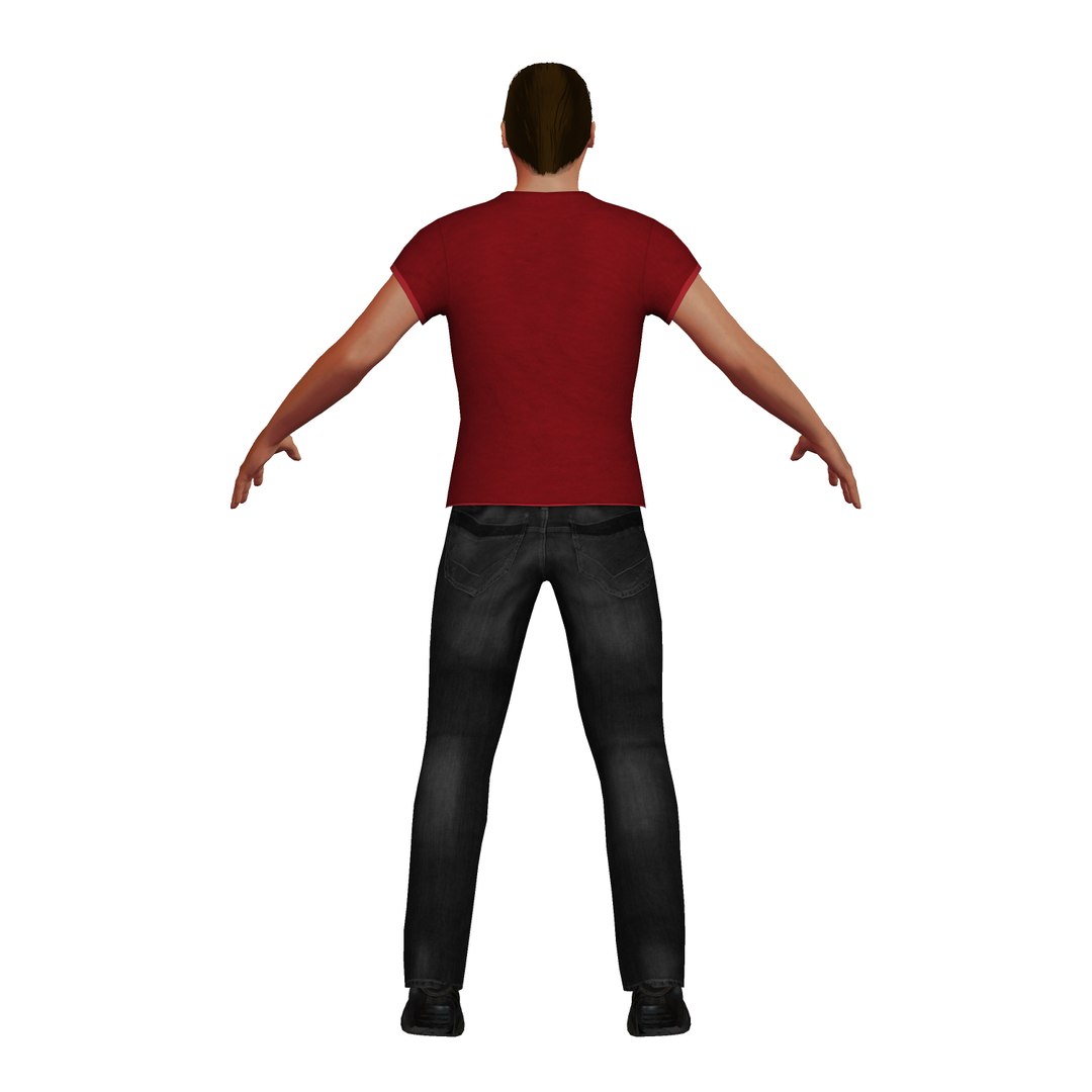 Adult Beat Man Character 3D - TurboSquid 1594126