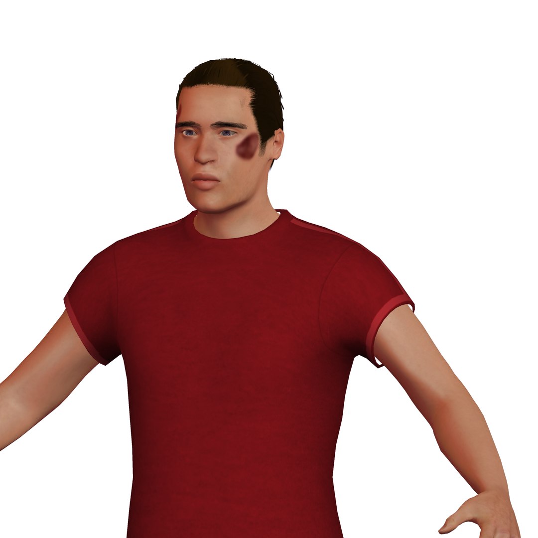 Adult beat man character 3D - TurboSquid 1594126