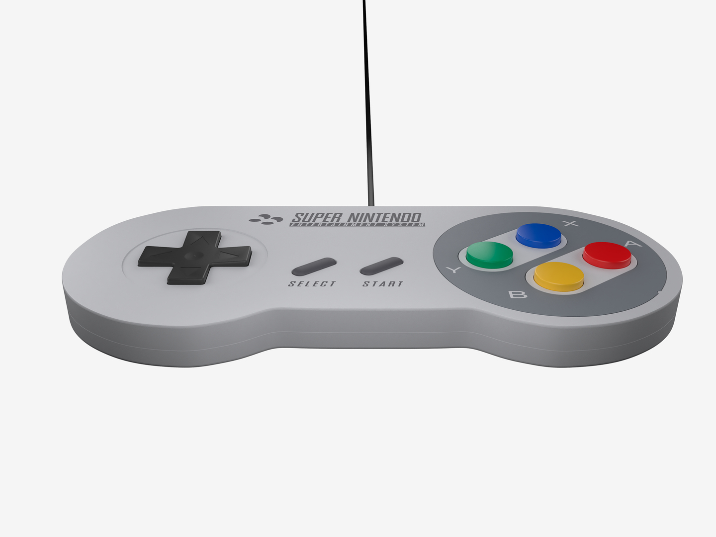 Super nintendo joystick controller 3D - TurboSquid 1588453