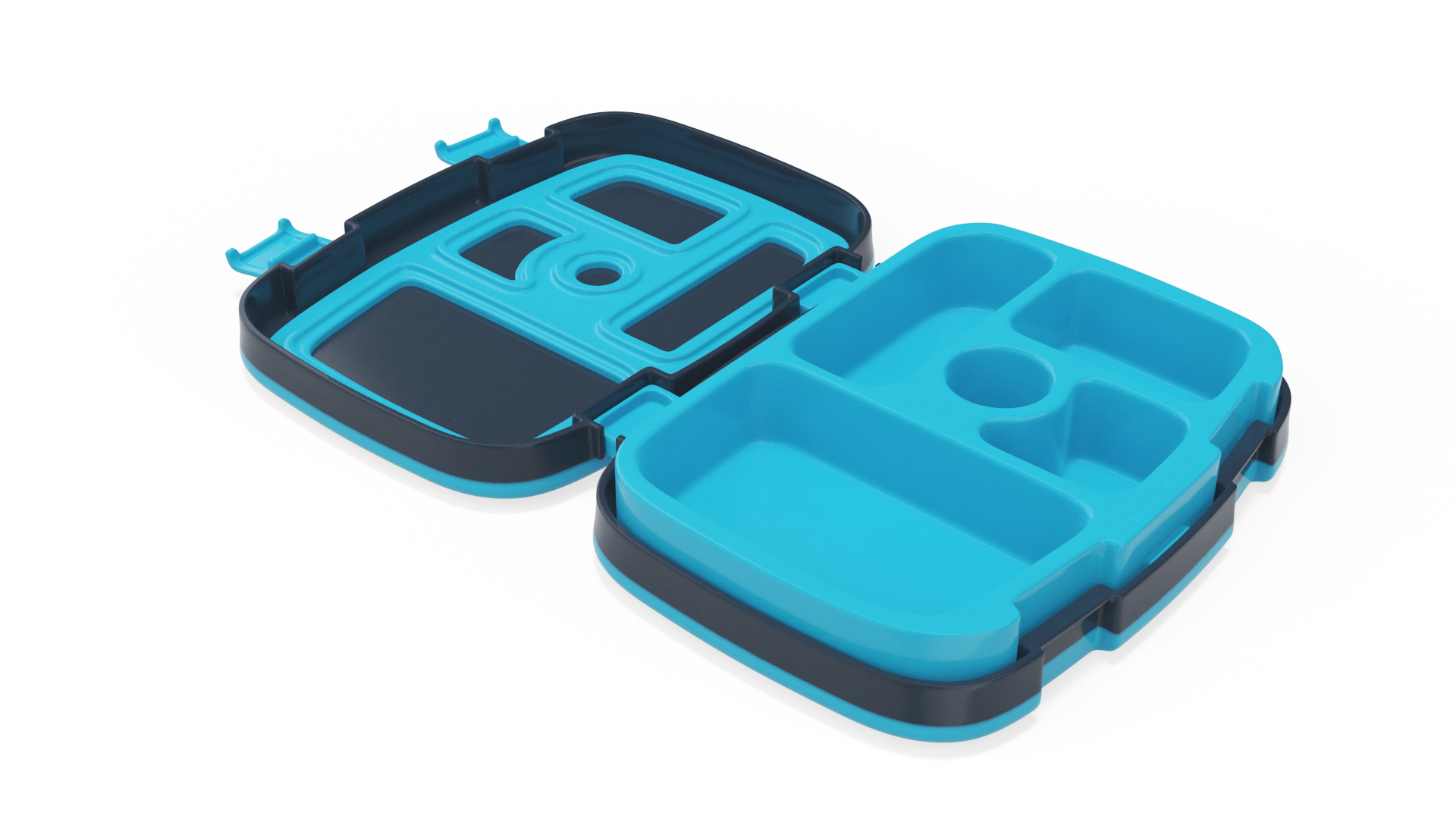 Bentgo Lunch Box For Kids Open Blue Model - TurboSquid 2151729
