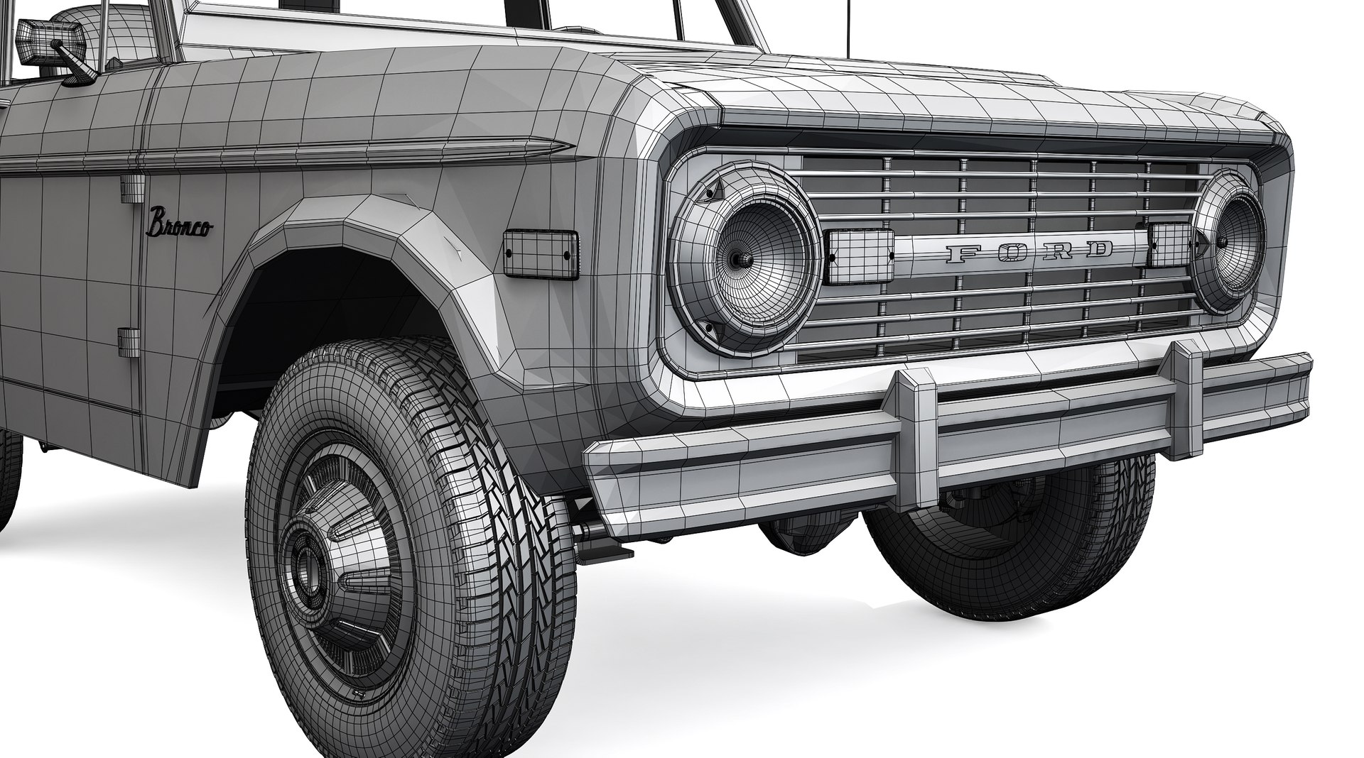 Bronco 1970 3D Model - TurboSquid 1569757