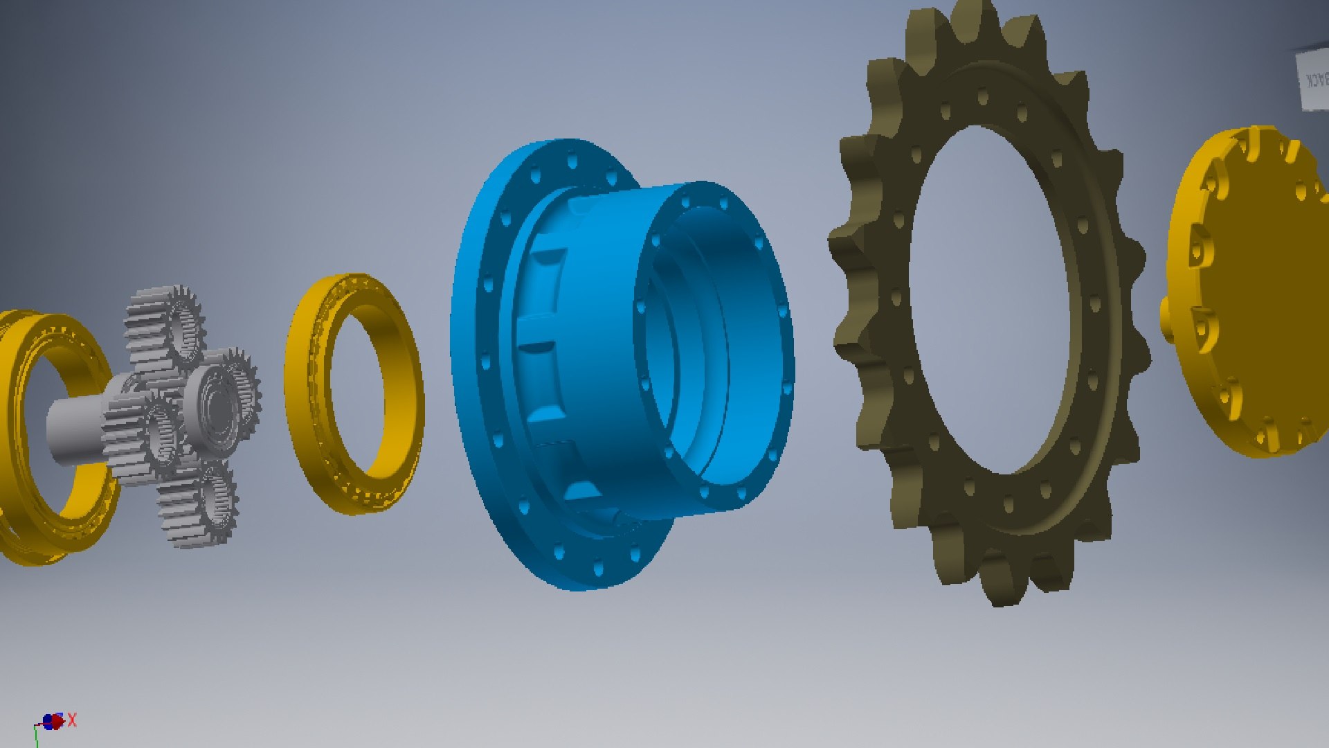 Track Final Drive 3D model - TurboSquid 2069053