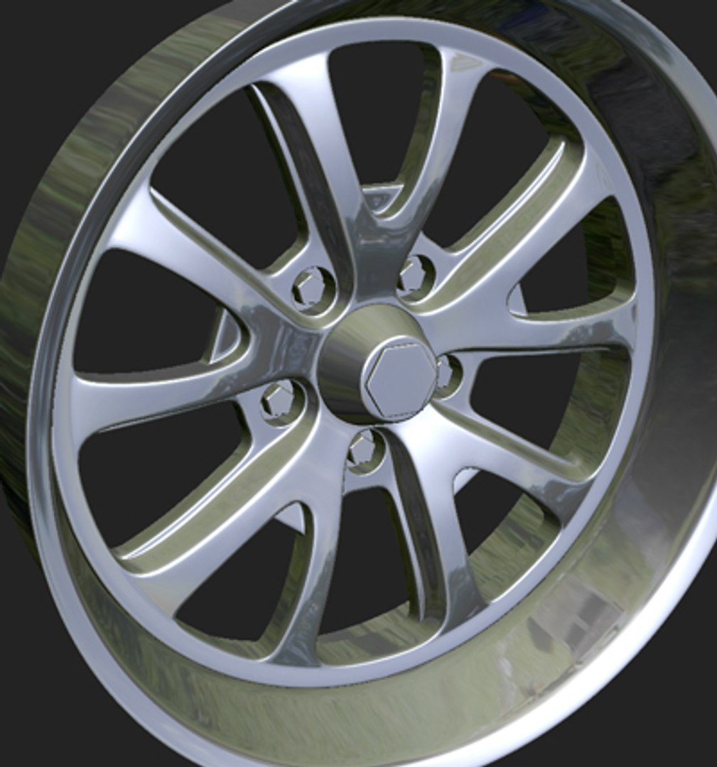 Wheels Rim 3d Obj