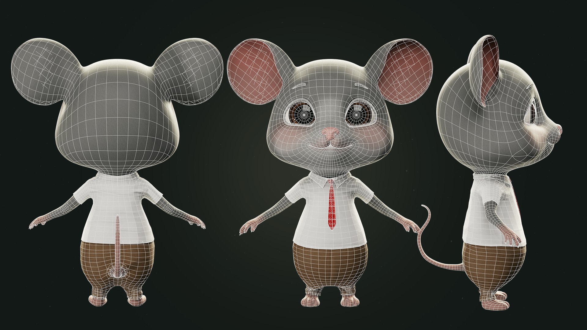 Mouse John 3D Model - TurboSquid 2264393
