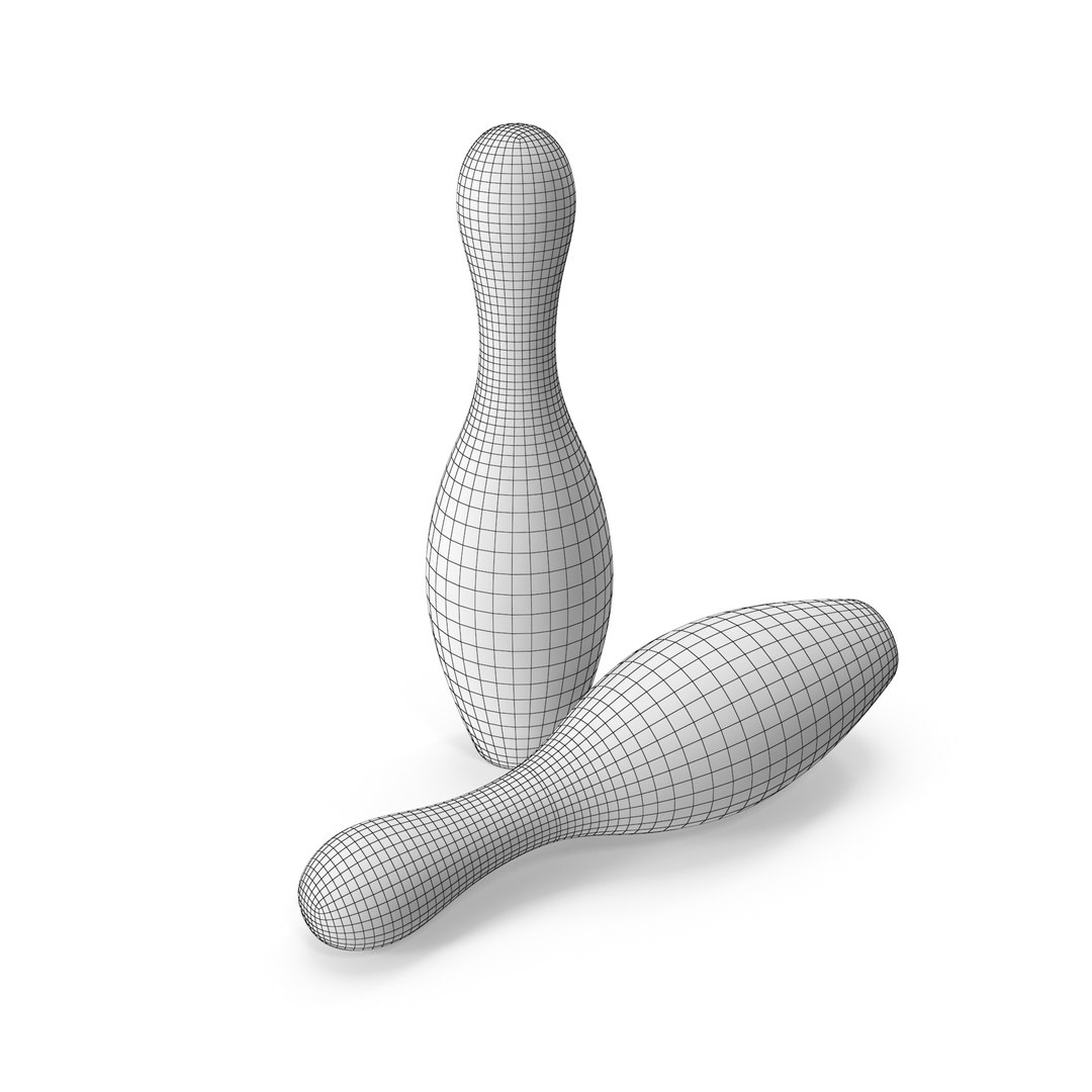3D Model Bowling Pins - TurboSquid 2096466