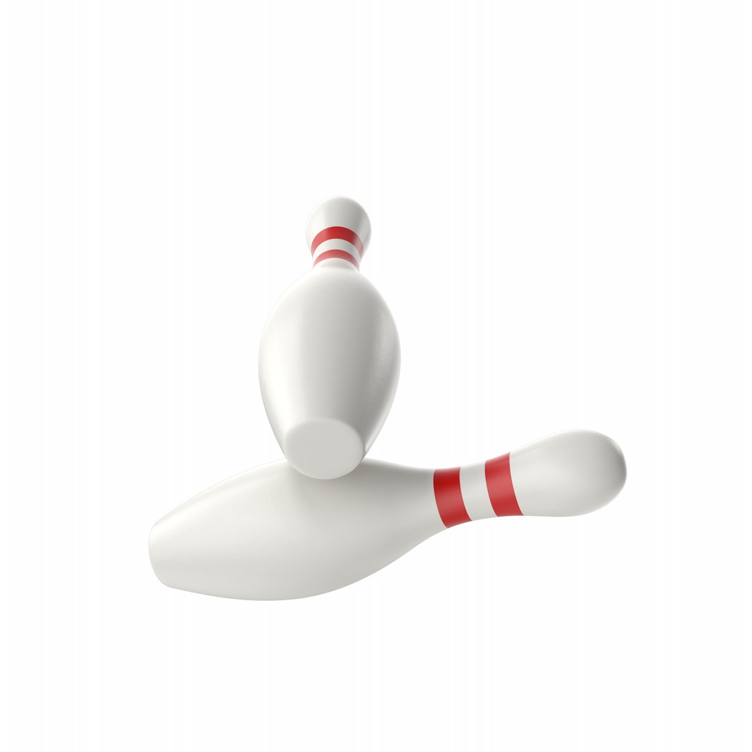 3D Model Bowling Pins - TurboSquid 2096466