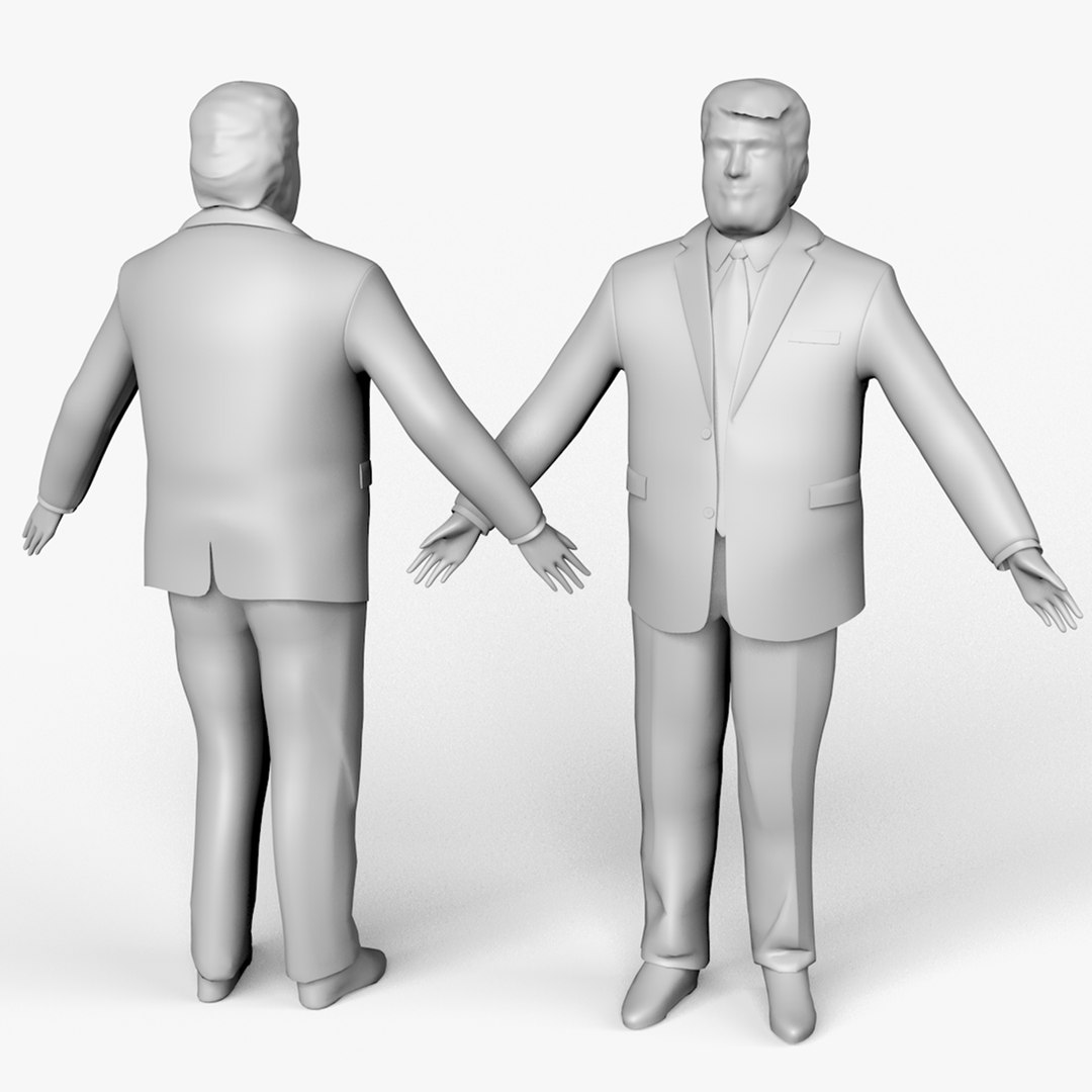 Donald Trump 3d Model