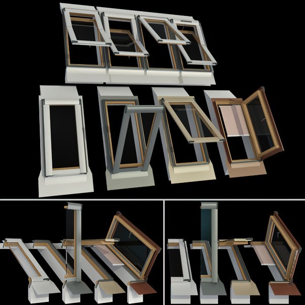 3d velux windows model