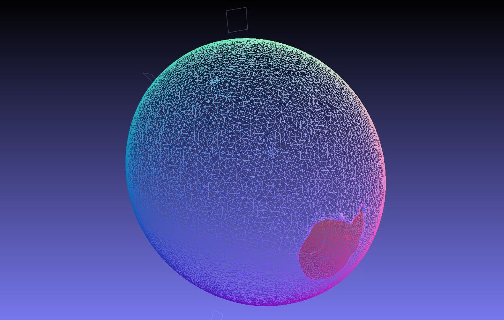 Maya Scanned Ostrich Egg
