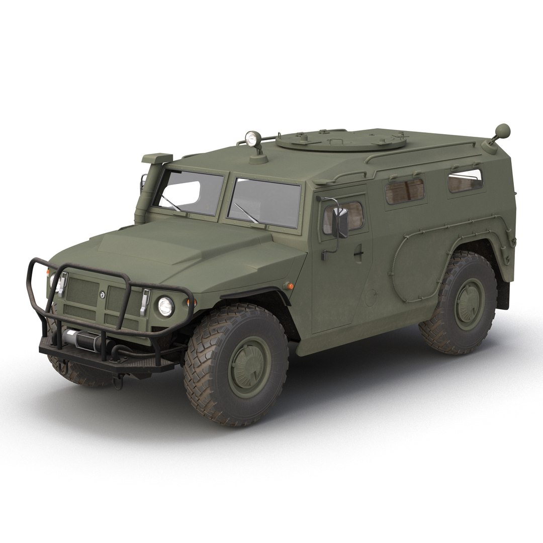 russian mobility vehicle gaz 3d max