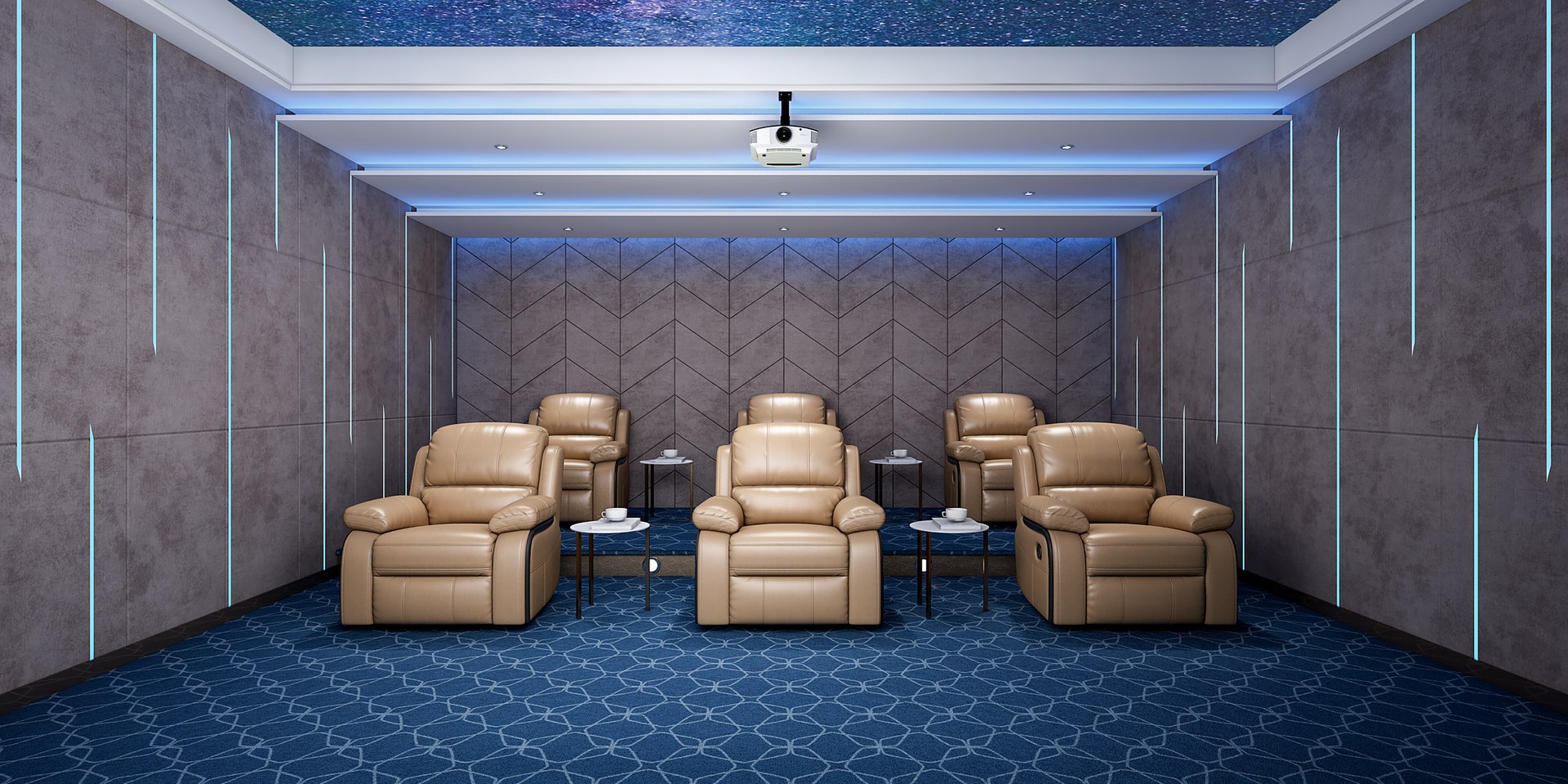 Modern AV Room 3D model - TurboSquid 2058033