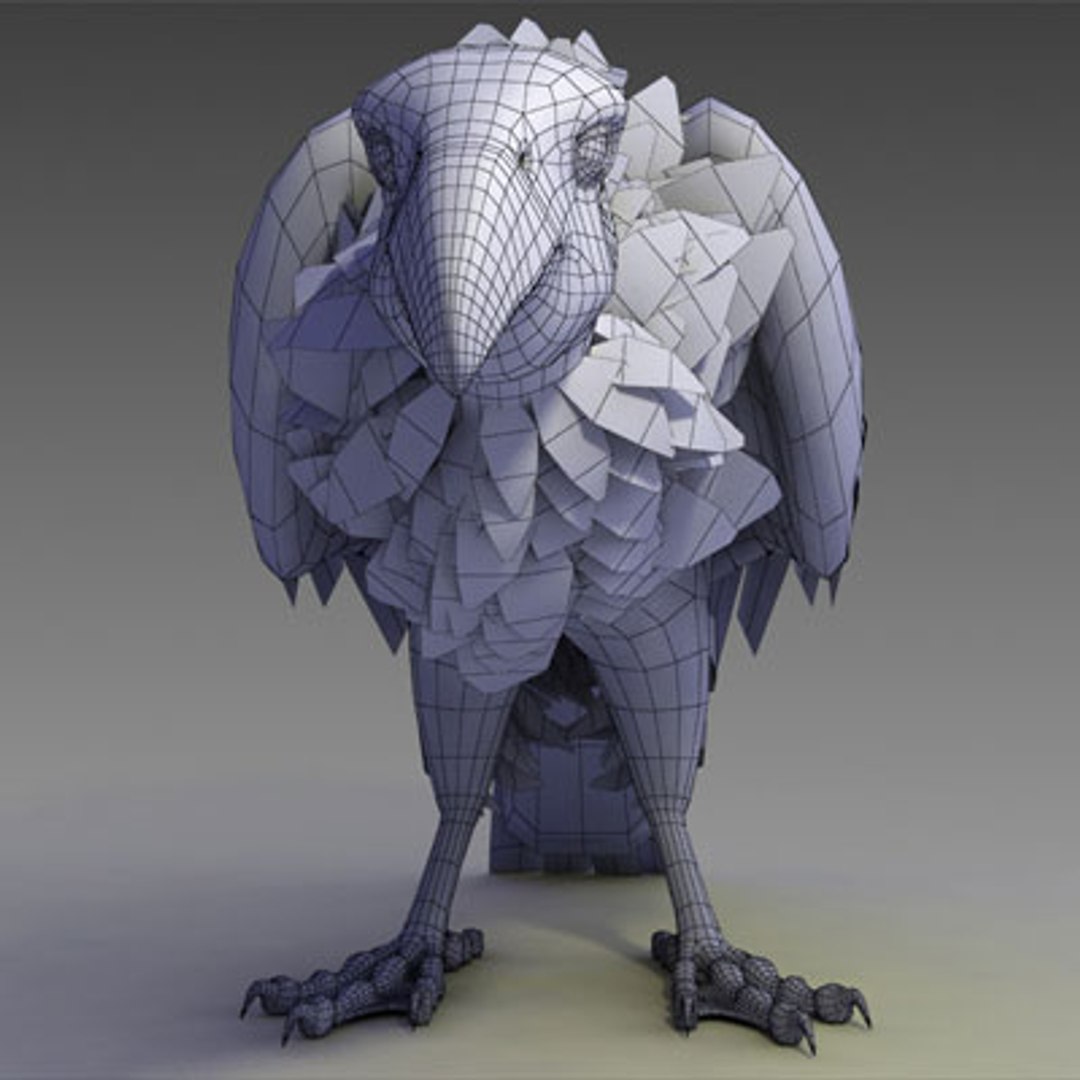 3ds Max California Condor Bird