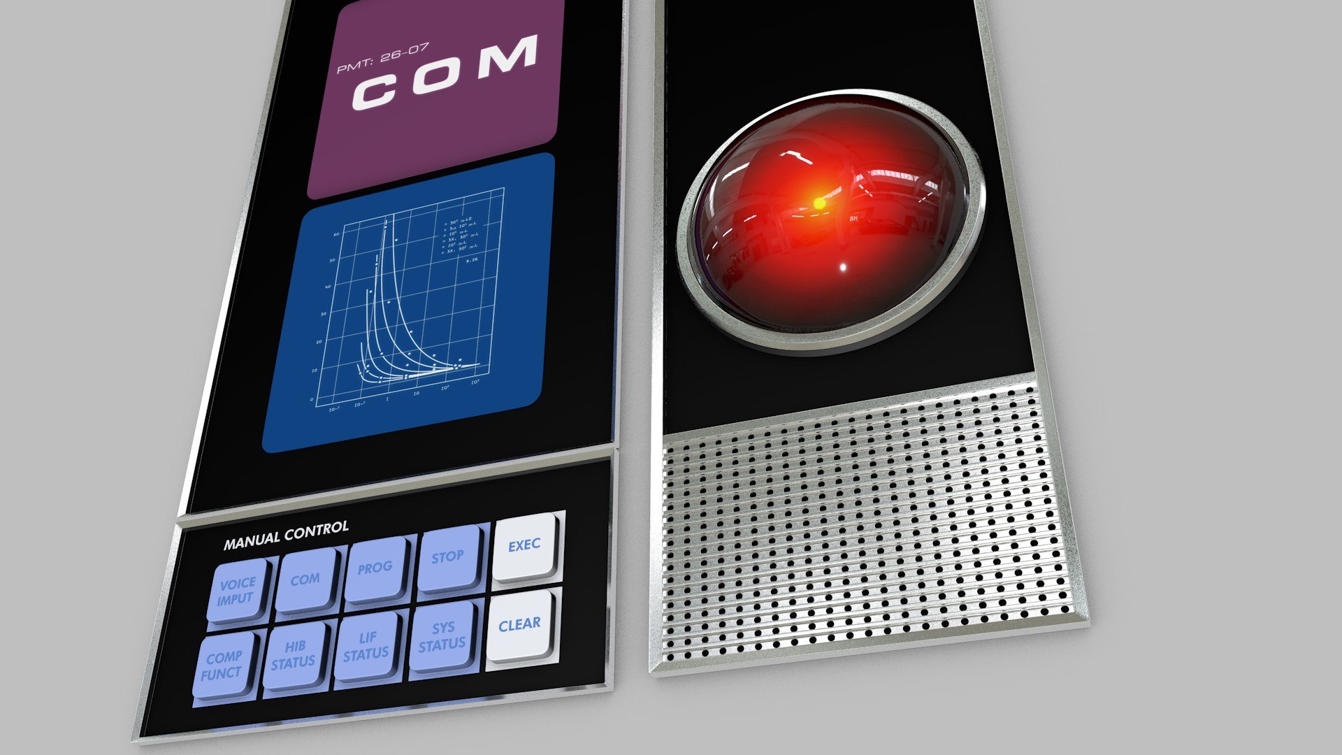 3D Model Hal 9000 - TurboSquid 2225990