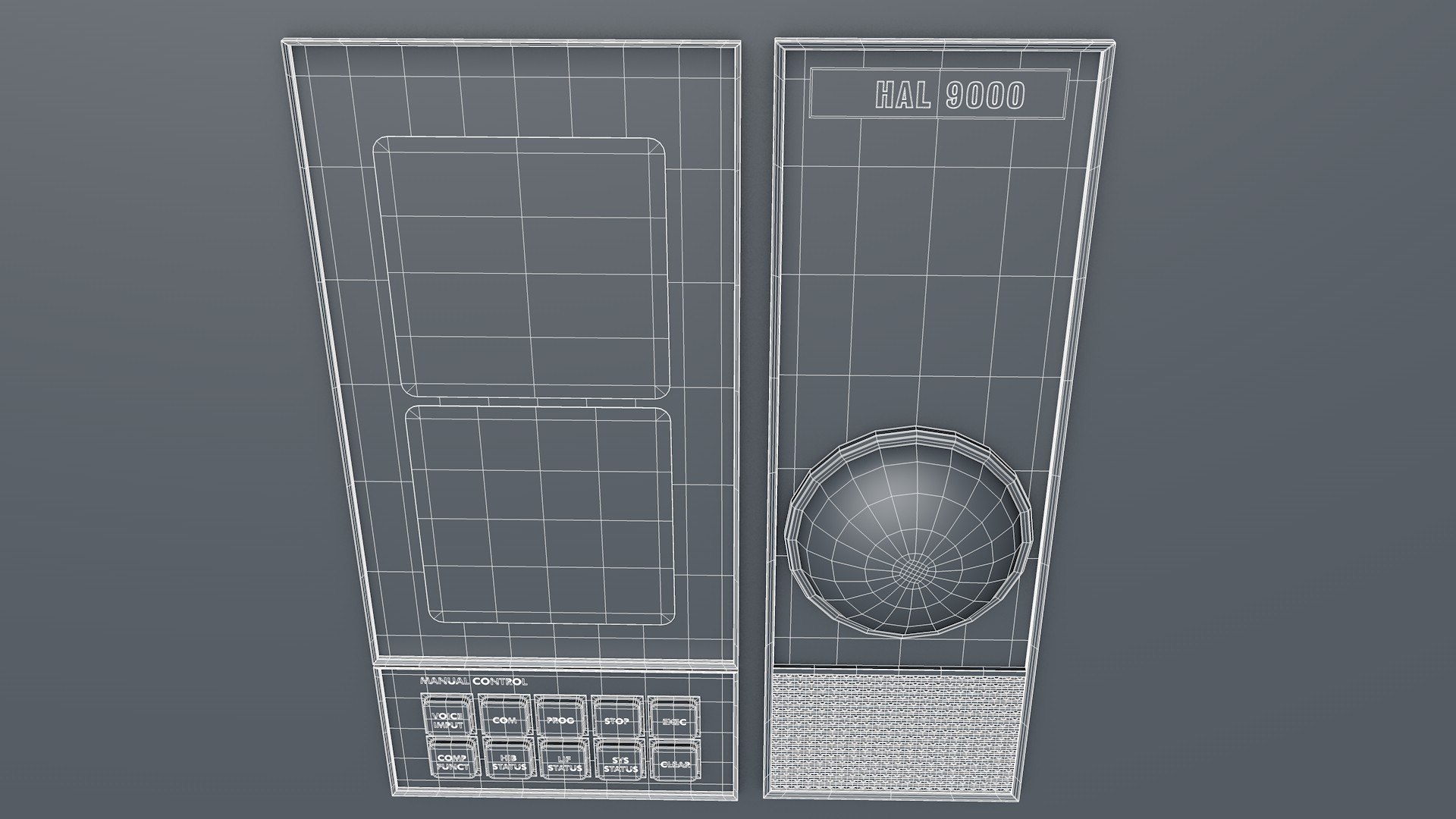 3D Model Hal 9000 - TurboSquid 2225990