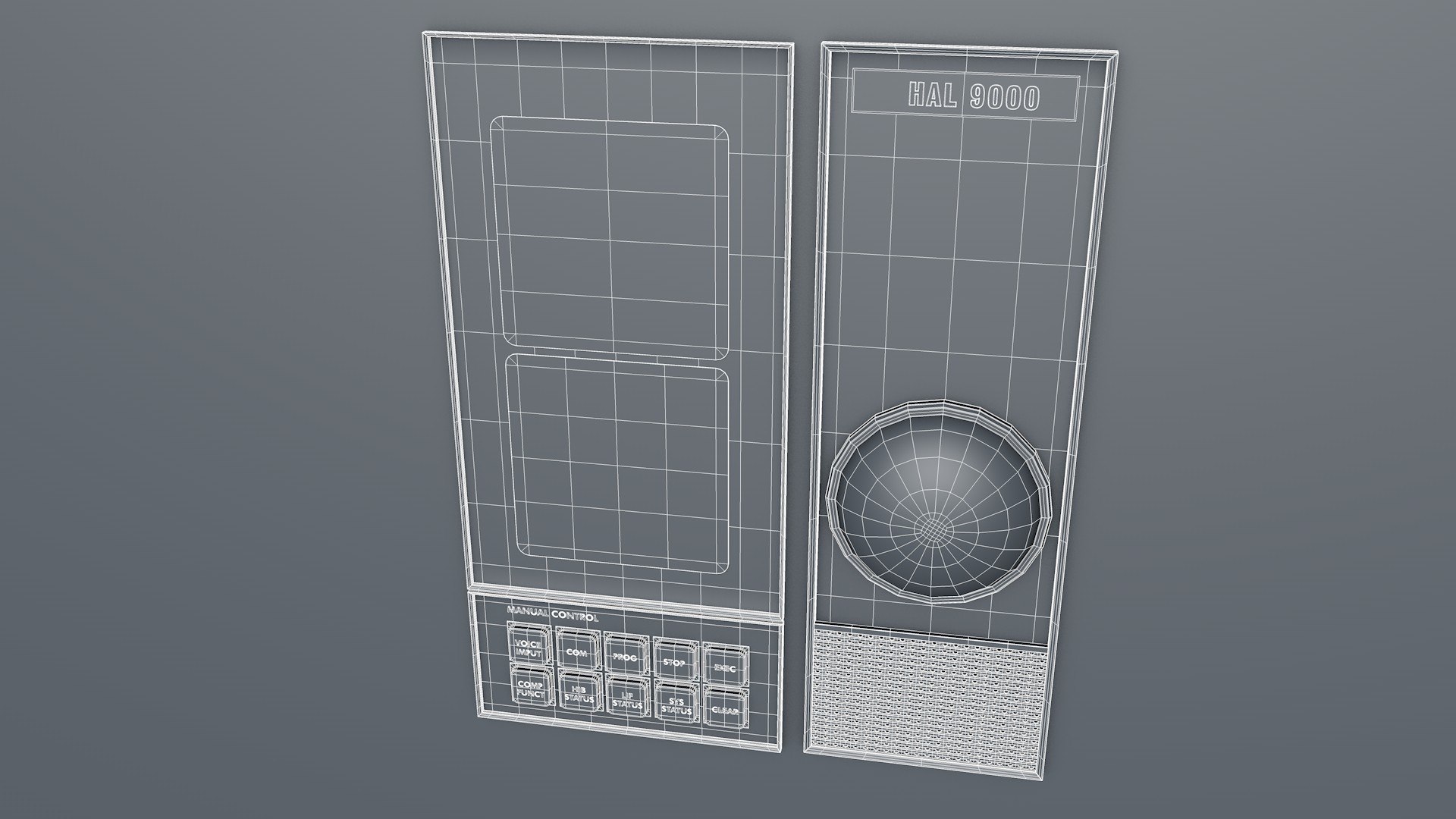 3D Model Hal 9000 - TurboSquid 2225990
