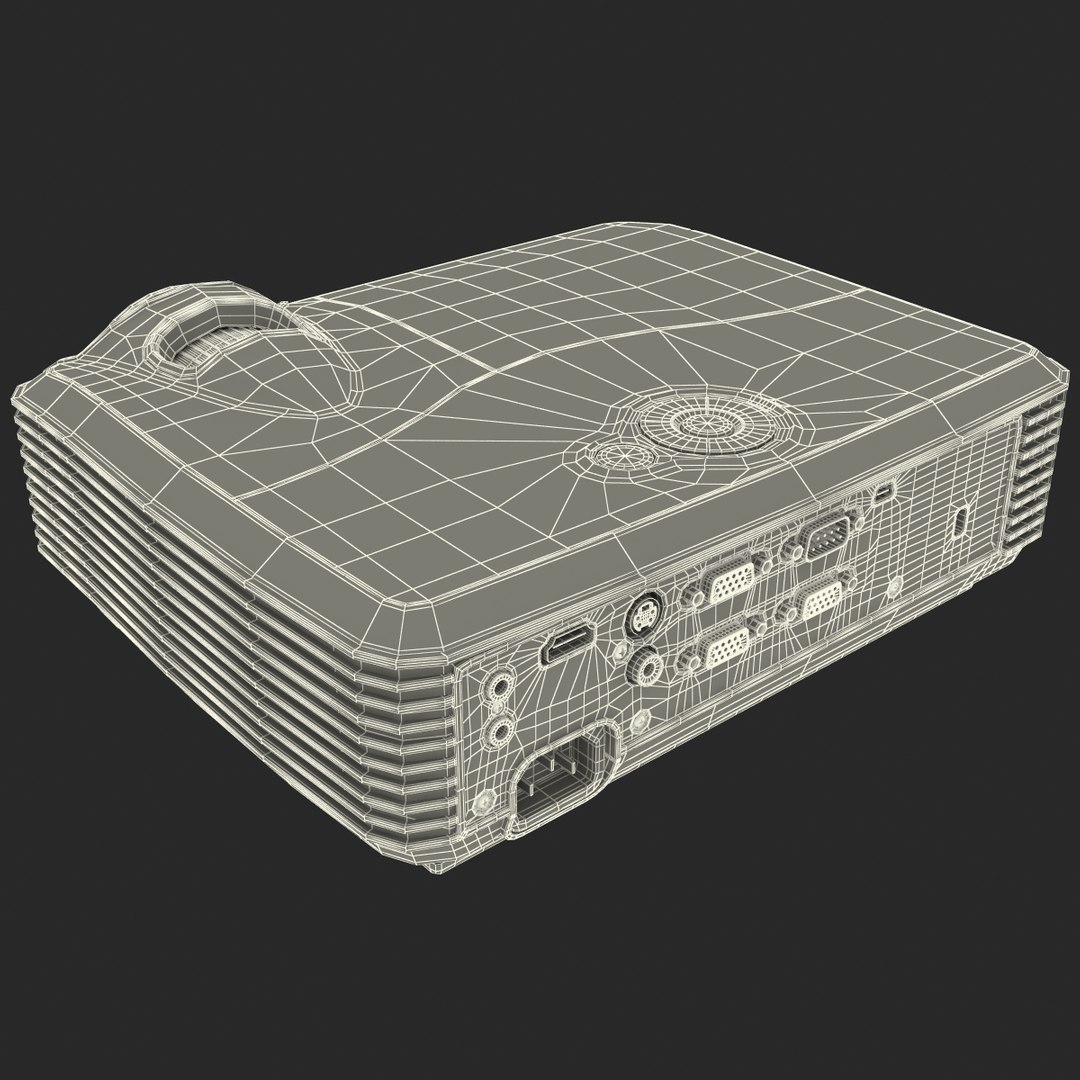 Hdmi Projector Viewsonic Pjd5133 3d Model