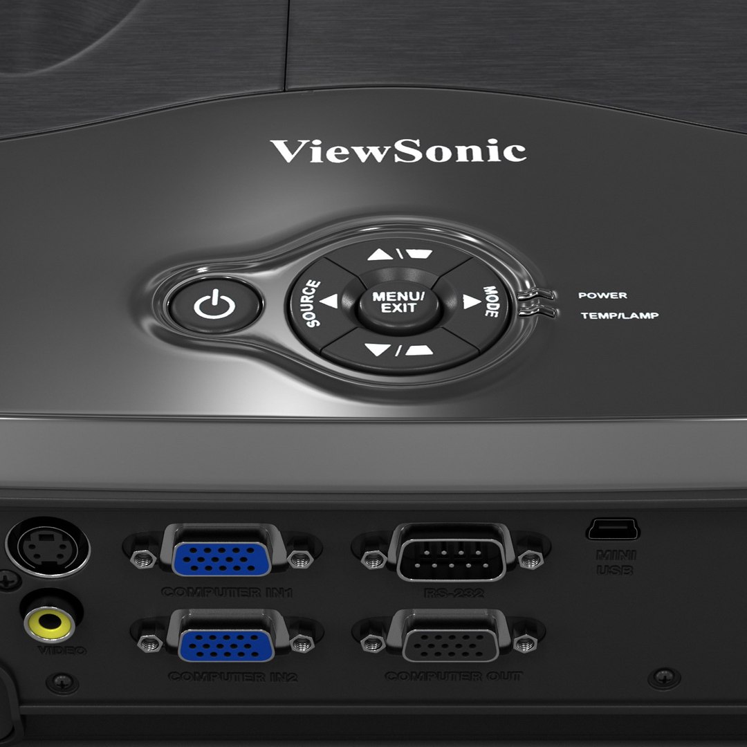 Hdmi Projector Viewsonic Pjd5133 3d Model