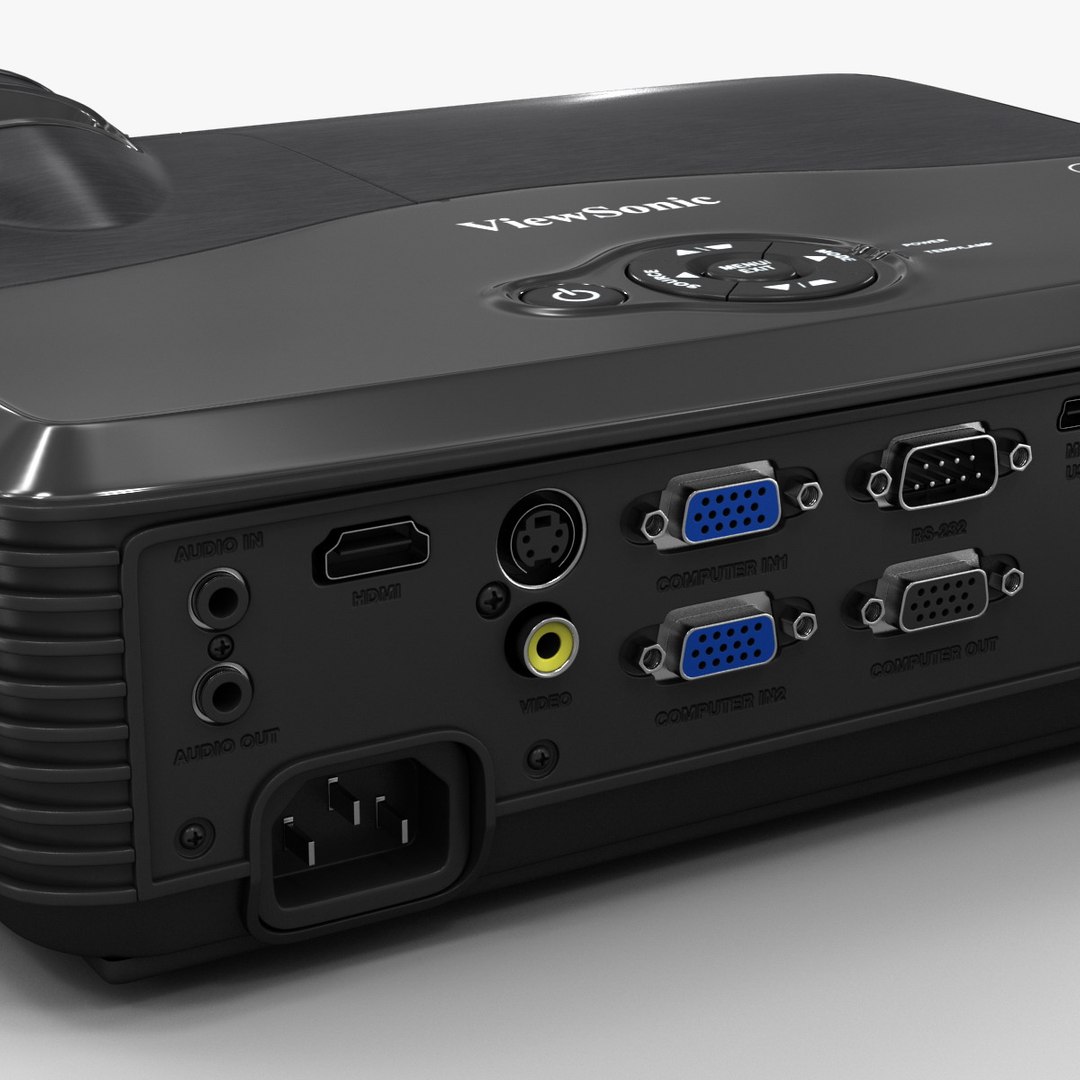 Hdmi Projector Viewsonic Pjd5133 3d Model