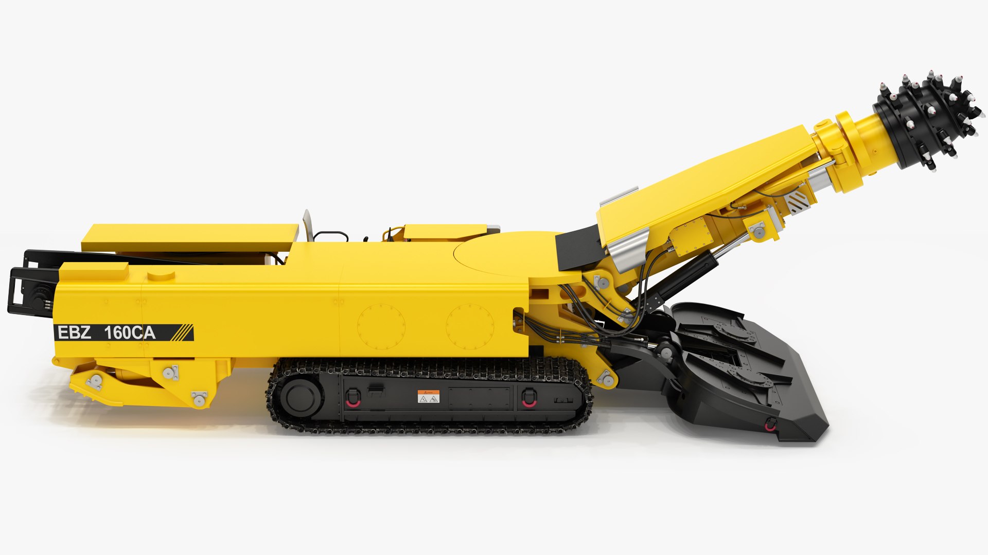 3D SANY EBZ160CA Mining and Tunneling Roadheader - TurboSquid 2060268