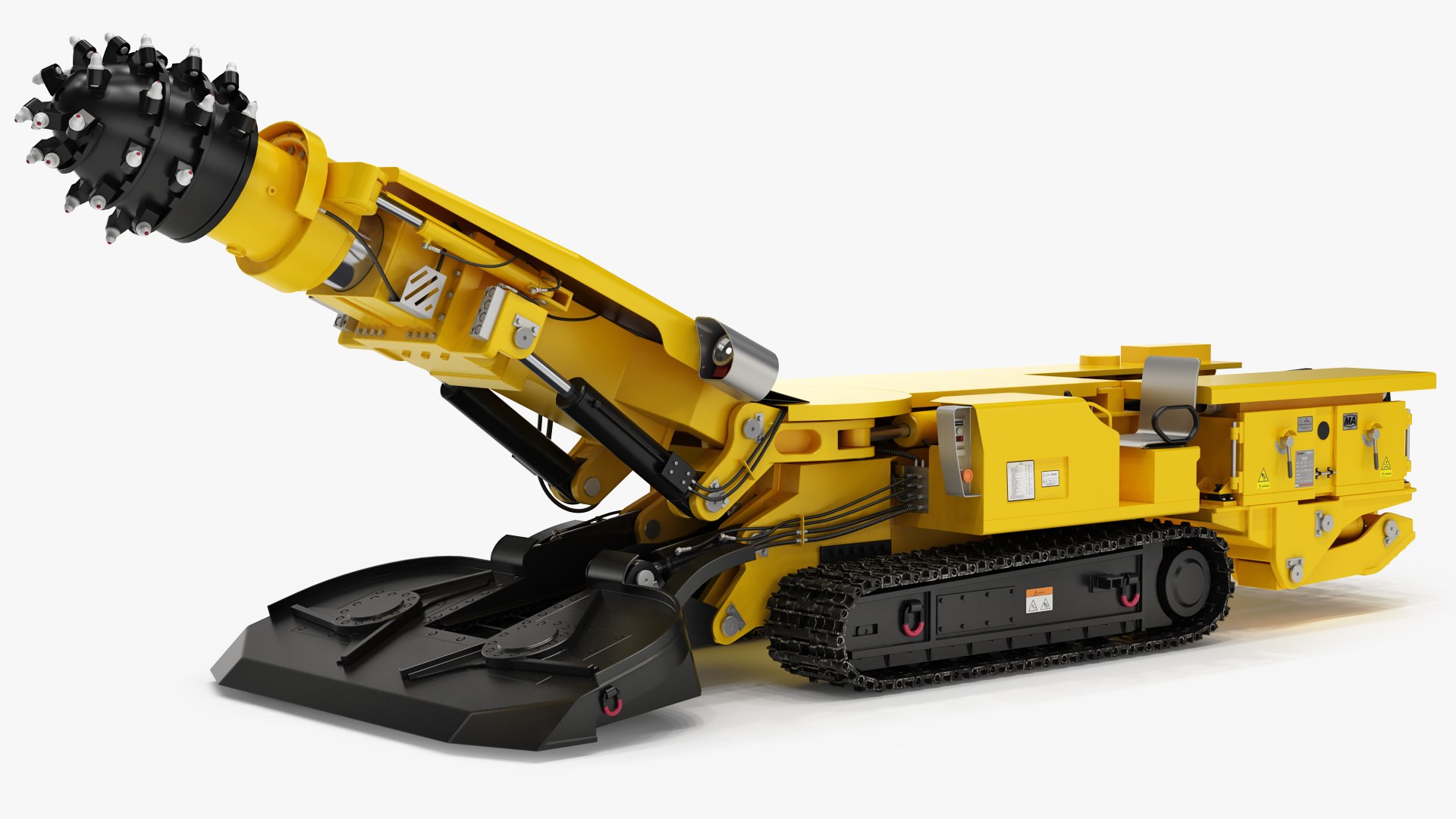 3D SANY EBZ160CA Mining and Tunneling Roadheader - TurboSquid 2060268