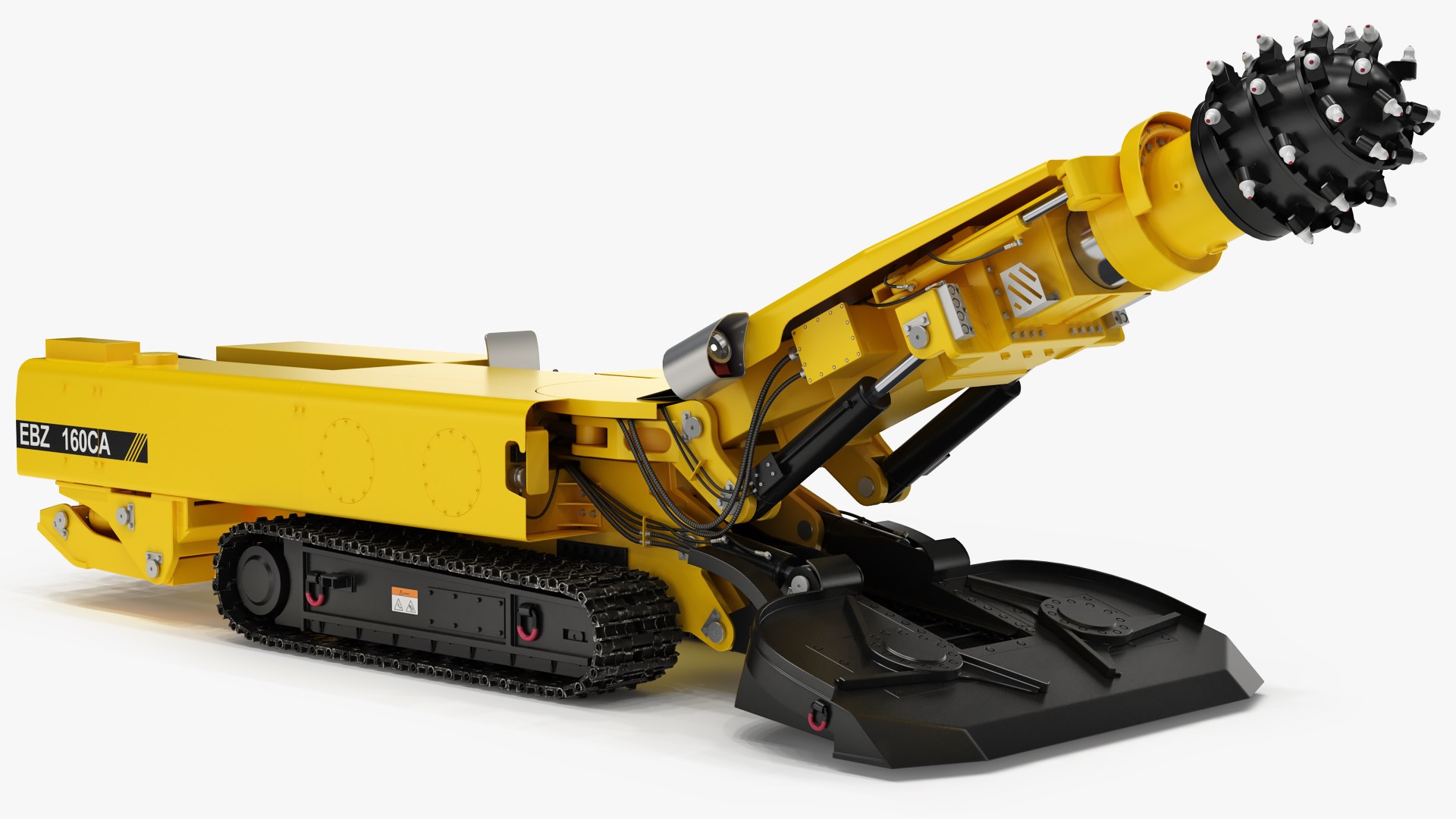 3D SANY EBZ160CA Mining and Tunneling Roadheader - TurboSquid 2060268