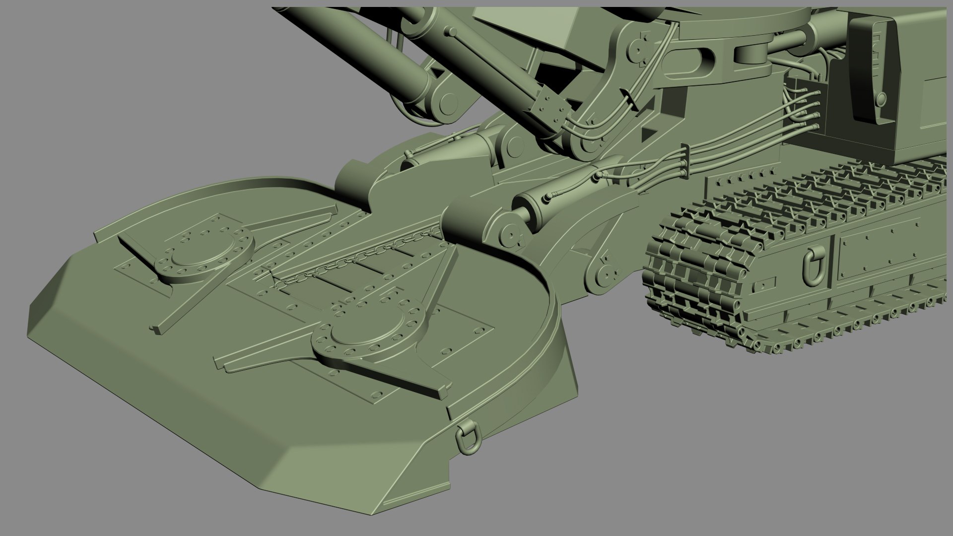 3D SANY EBZ160CA Mining And Tunneling Roadheader - TurboSquid 2060268