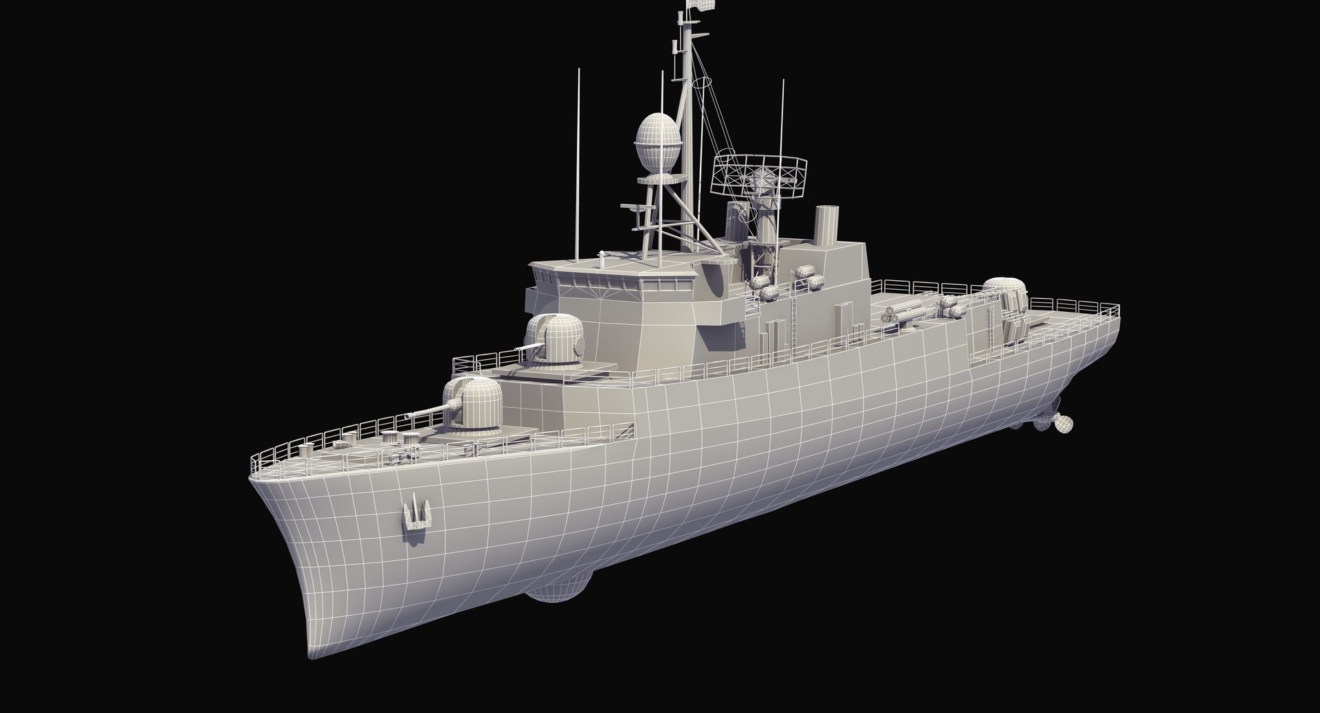 Meko 140 corvette 3D model - TurboSquid 1264622