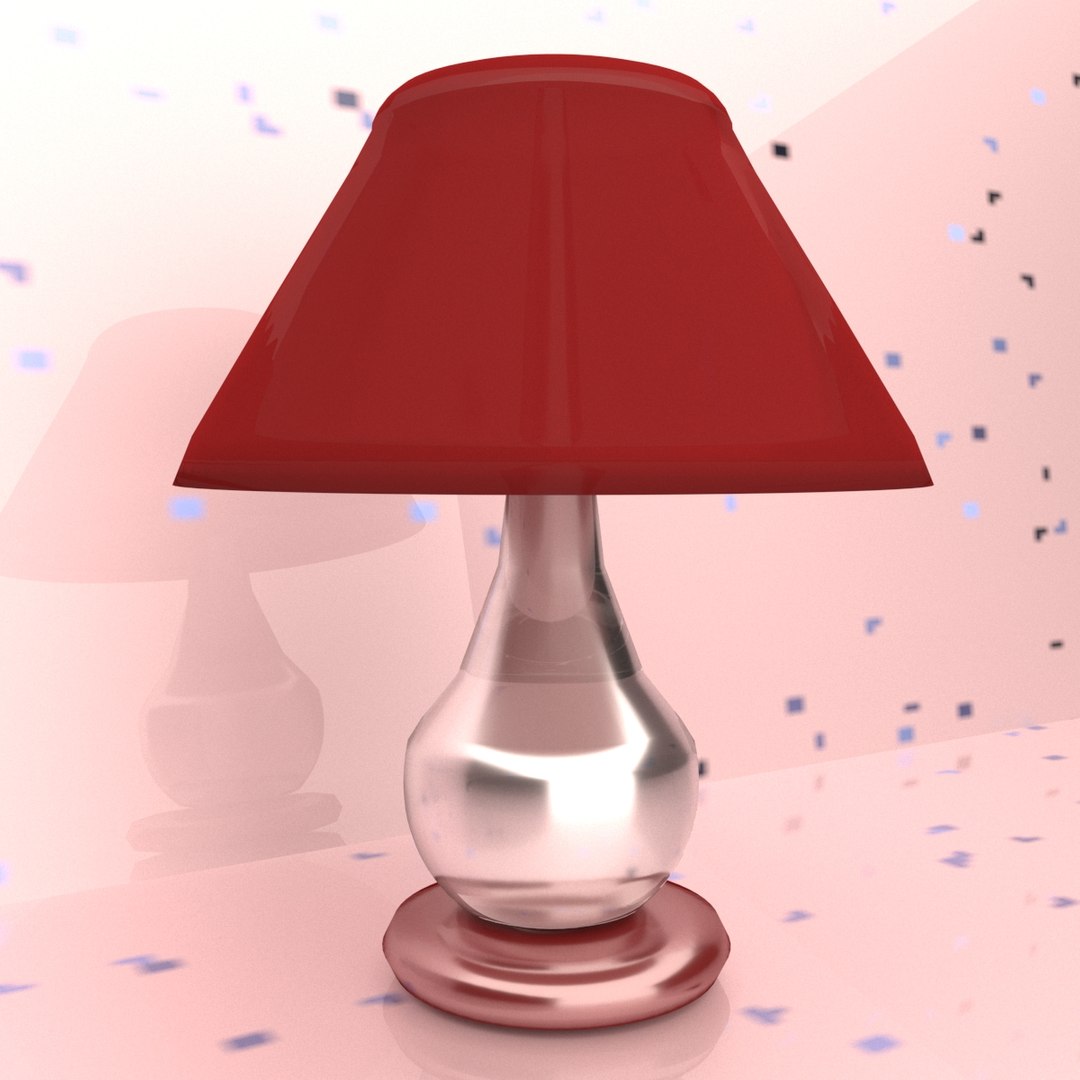 Traditional table light model - TurboSquid 1520014