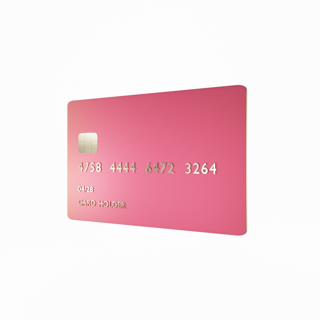 Credit Debit Cards model - TurboSquid 1899807