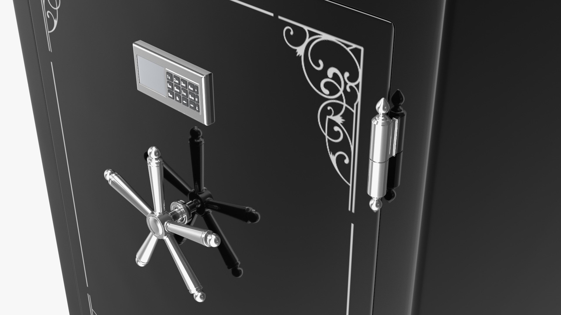 3D Fireproof Electronic Keypad Gun Safe - TurboSquid 2178052