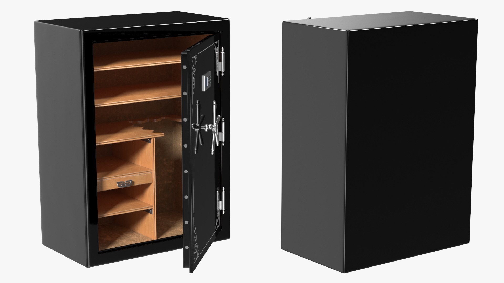 3D Fireproof Electronic Keypad Gun Safe - TurboSquid 2178052