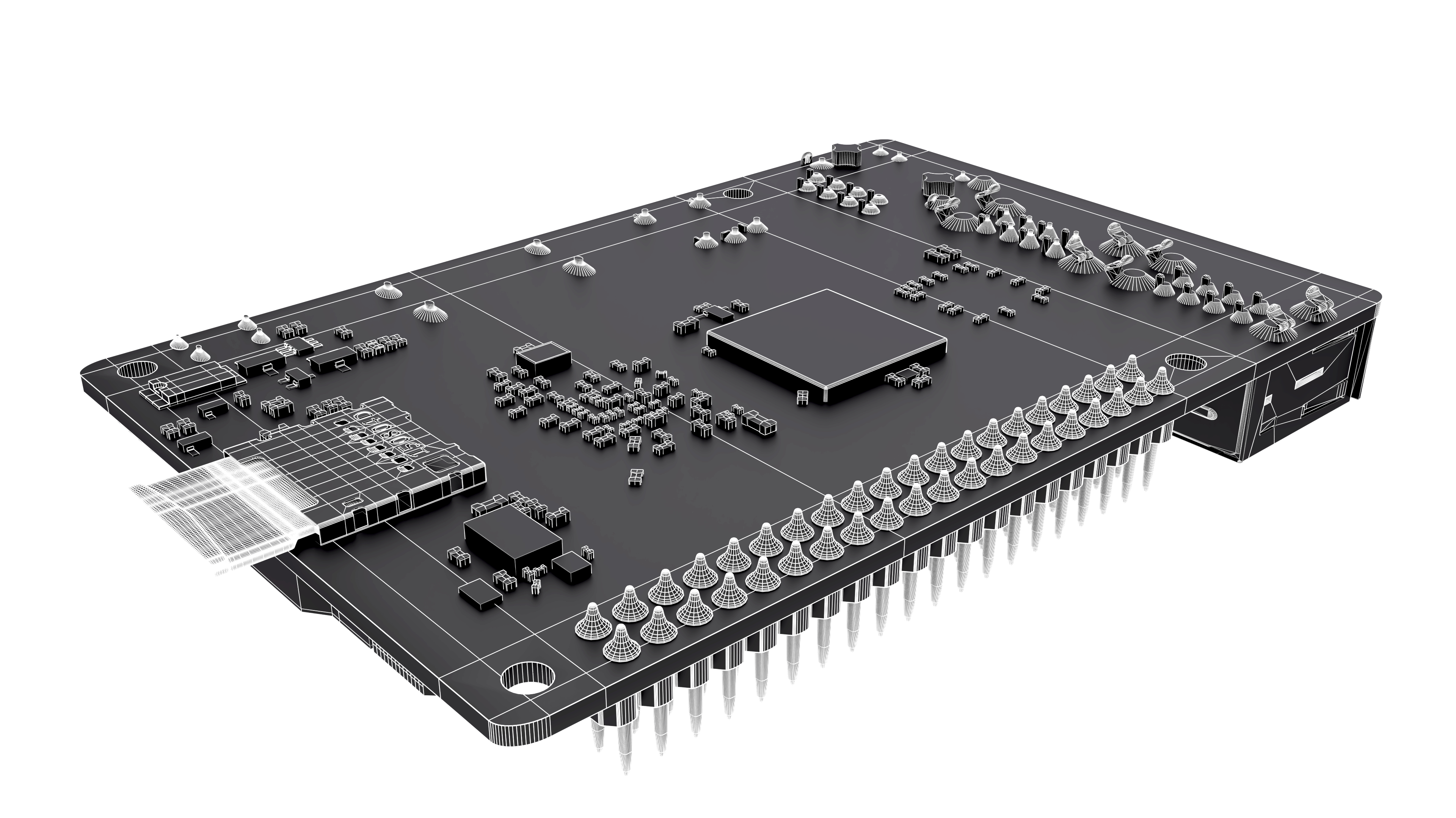 Raspberry pi 3D model - TurboSquid 1385479