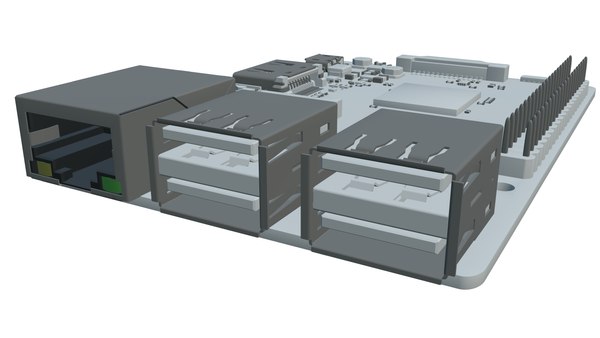 Raspberry pi 3D model - TurboSquid 1385479