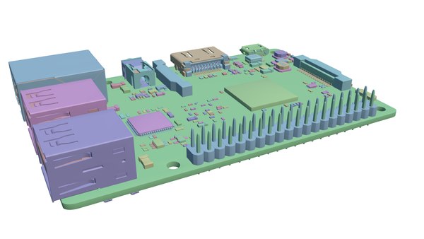 Raspberry pi 3D model - TurboSquid 1385479