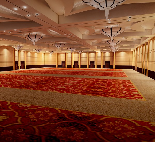 3D Ballroom Ritz Carlton - Pacific Place Jakarta - TurboSquid 1826766