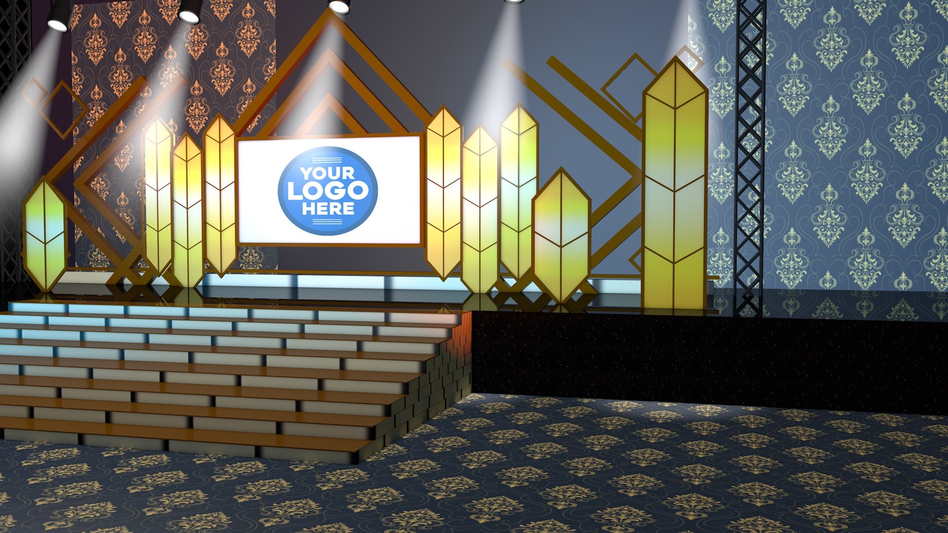 3D Virtual Set - TurboSquid 1602249