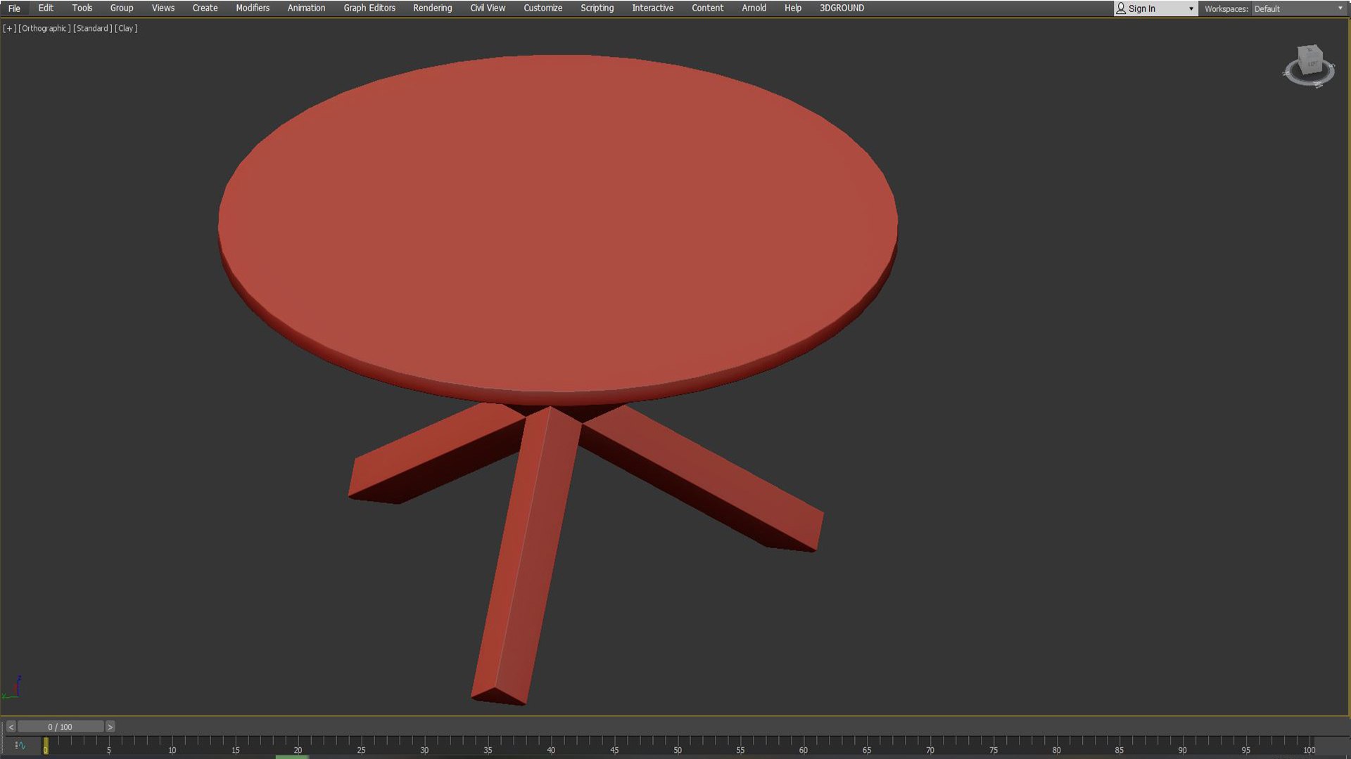 3D Zora Round Dining Table - TurboSquid 1878829