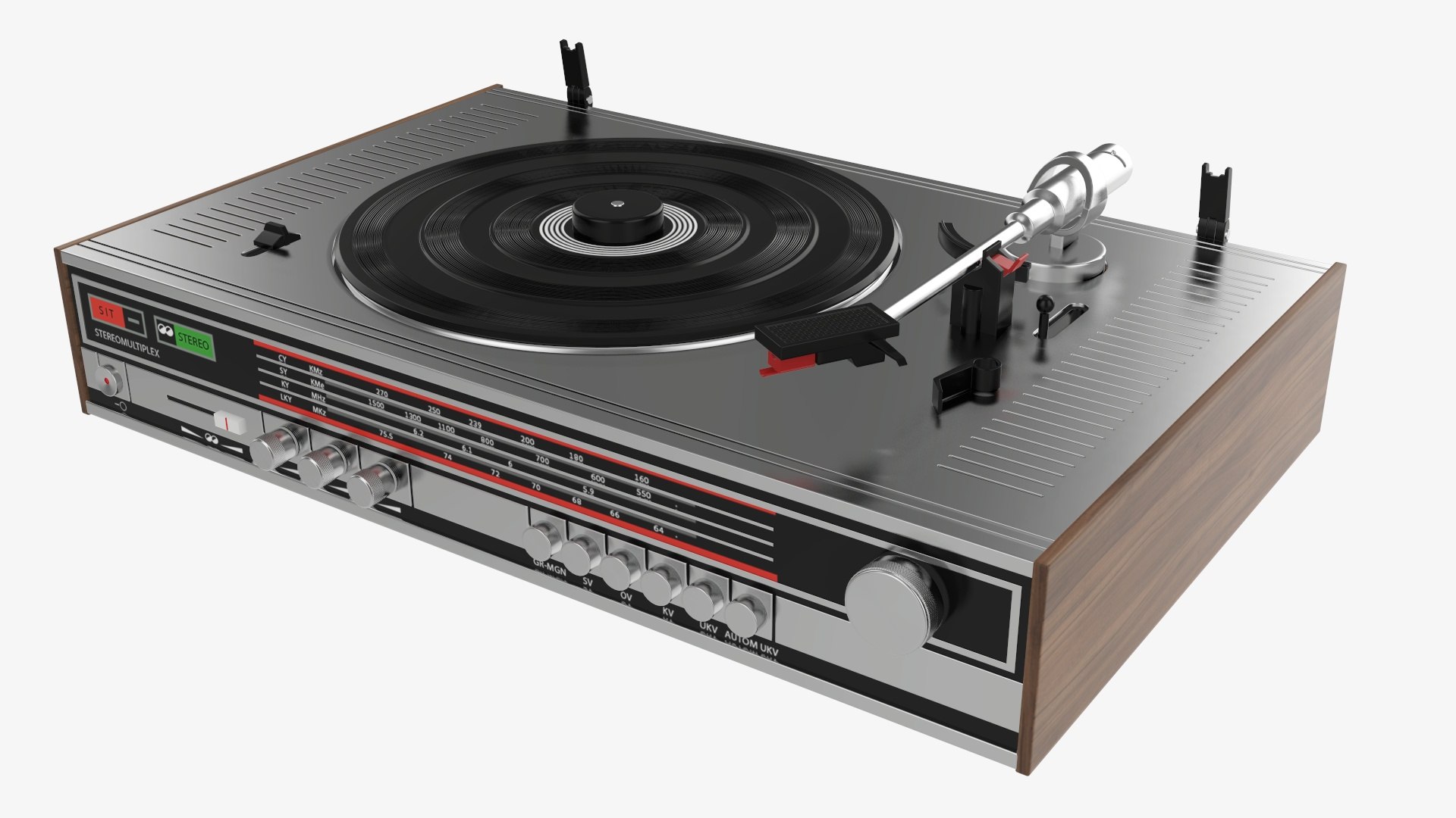 Vinyl Turntable 3D Model - TurboSquid 1666799
