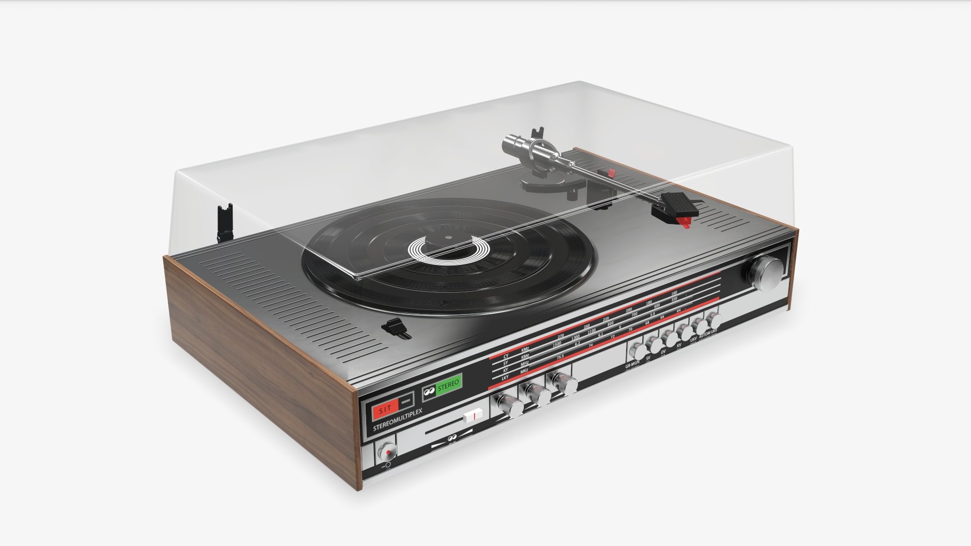 Vinyl turntable 3D model - TurboSquid 1666799