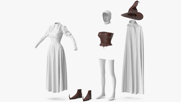 modelo 3d Disfraz de bruja 2 - TurboSquid 2128881