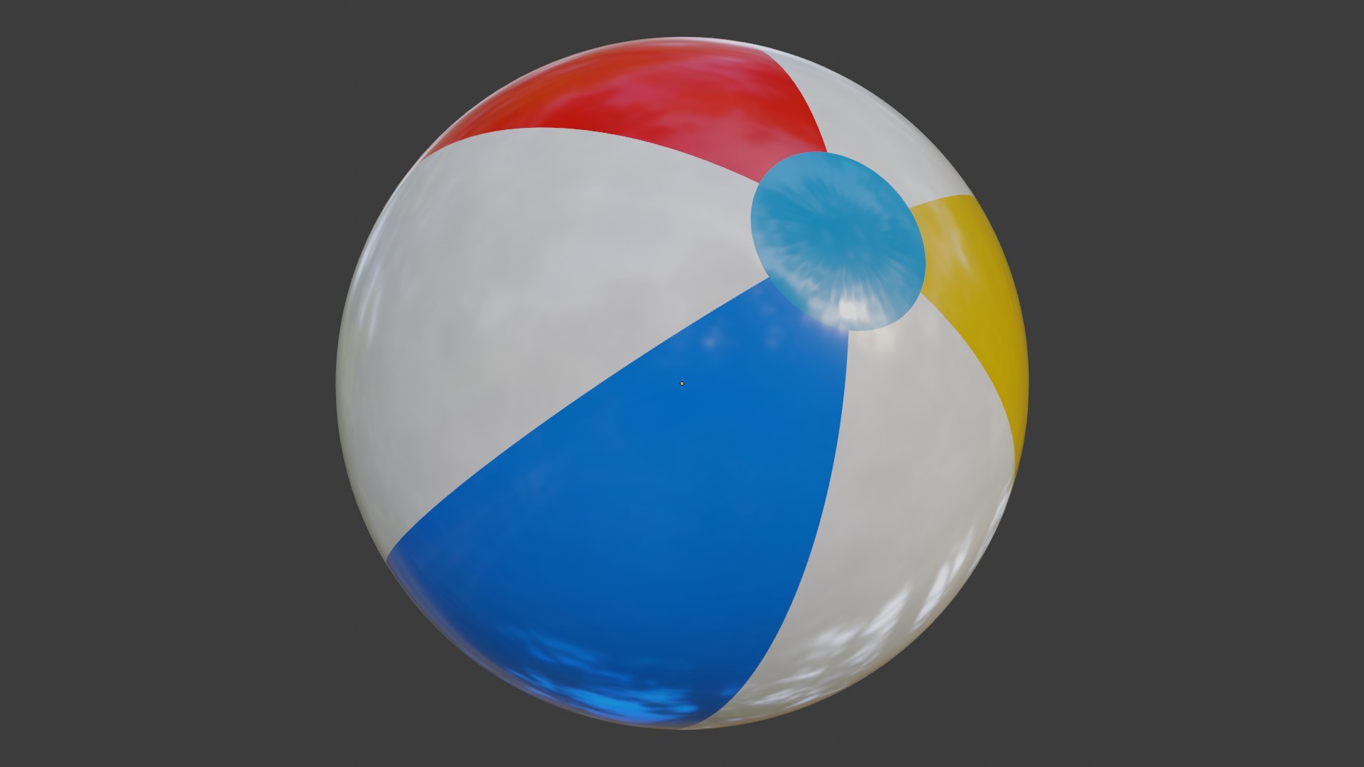 Beach Ball With Procedural Material Model - TurboSquid 2230209
