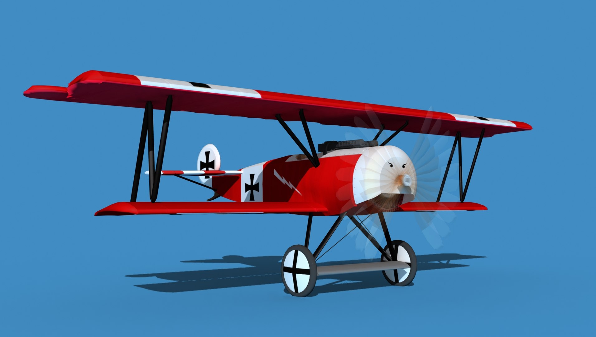 3D Fokker D-VI V03 - TurboSquid 1919413