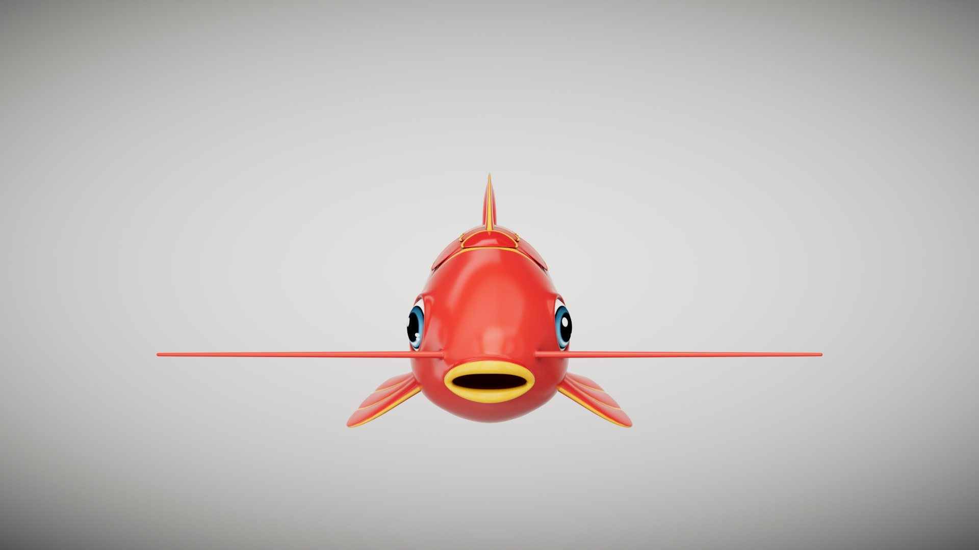 3D Rigged Cartoon Fish Model - TurboSquid 2309571