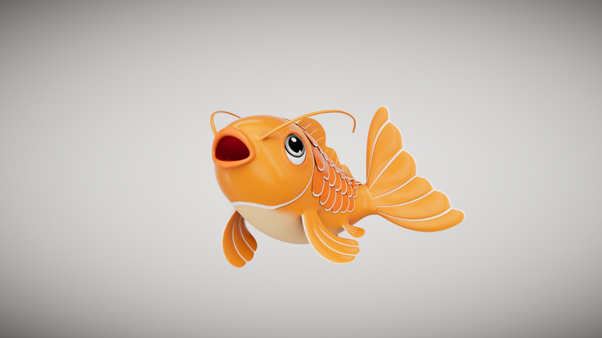 3D Rigged Cartoon Fish Model - TurboSquid 2309571