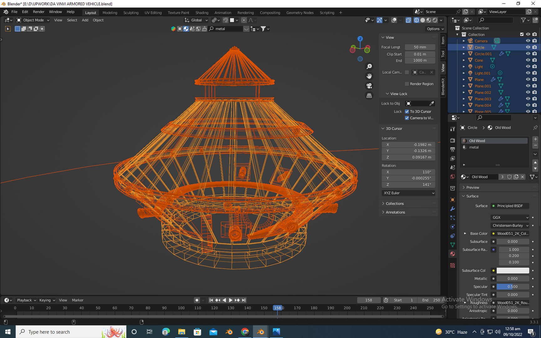 3D Model DA VINCI ARMORED VEHICLE - TurboSquid 1970974