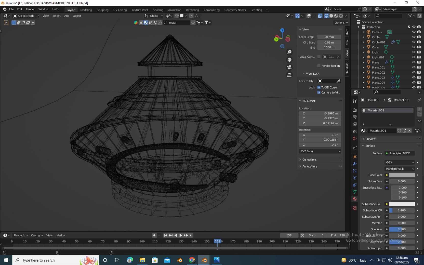 3D Model DA VINCI ARMORED VEHICLE - TurboSquid 1970974