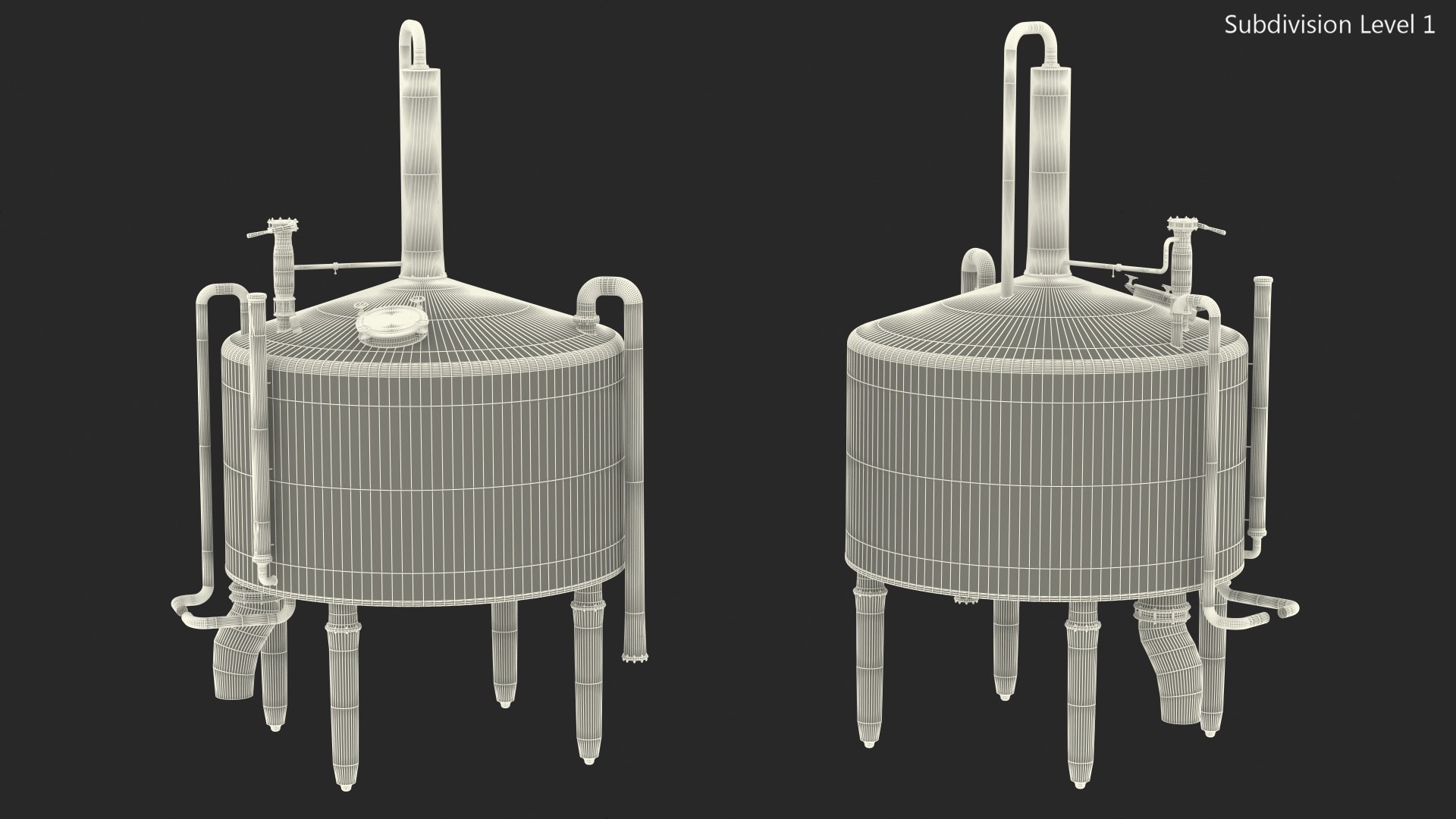 3D distillation cooling tank - TurboSquid 1633907