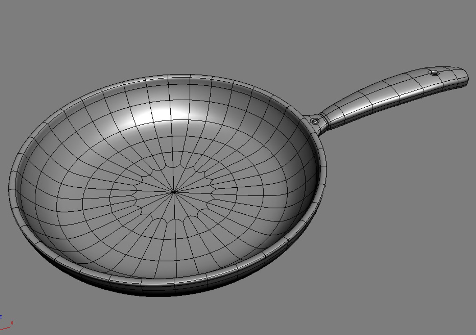 Realistic Frying Pan 3d Model