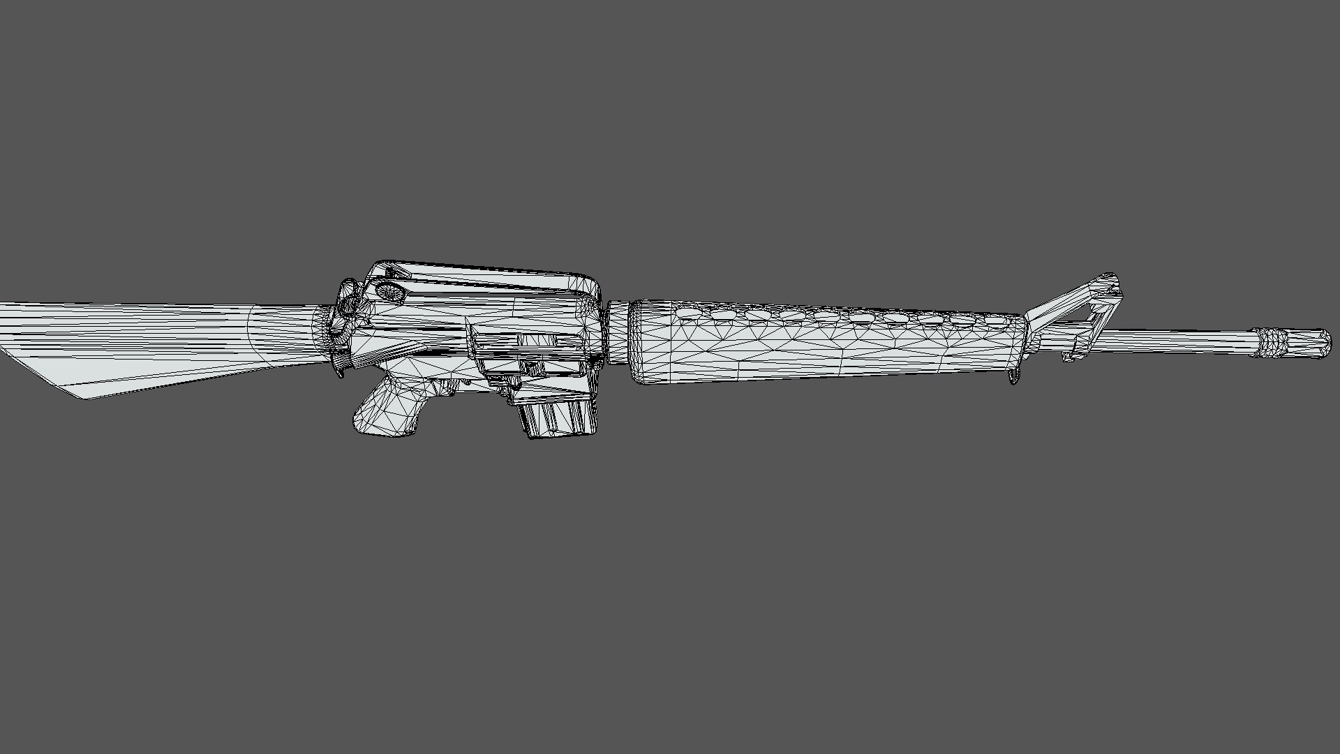 Free 3D Model Wooden M16 Assault Rifle Low-poly PBR - TurboSquid 2091297