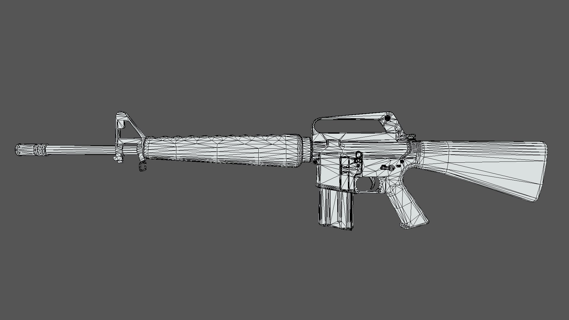 Free 3D Model Wooden M16 Assault Rifle Low-poly PBR - TurboSquid 2091297